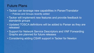 Deploy TOSCA Network Functions Virtualization (NFV) Workloads in OpenStack | PPT