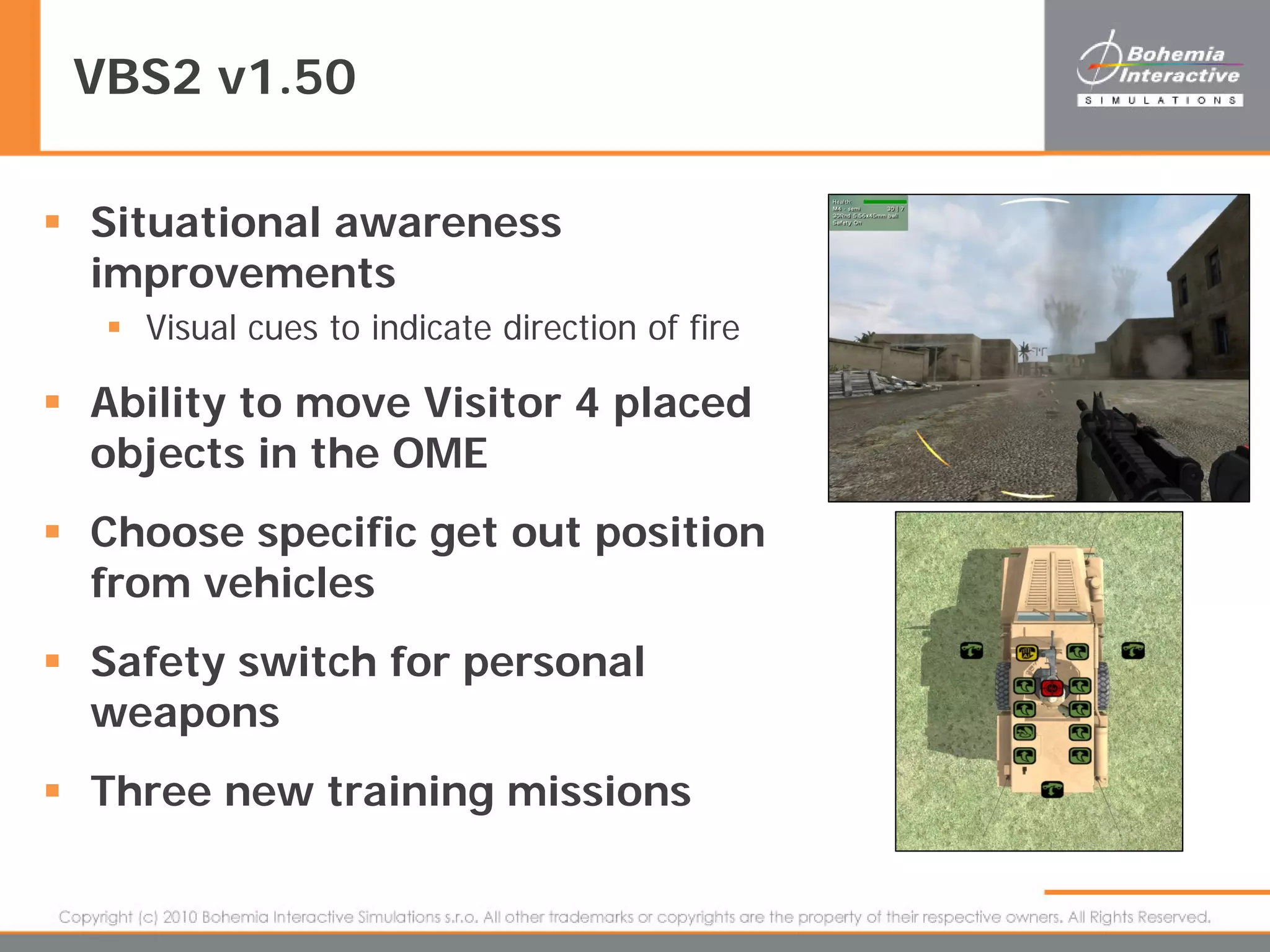VBS2 Introduction & v1.5 Details | PDF