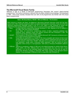 Vb script reference | PDF