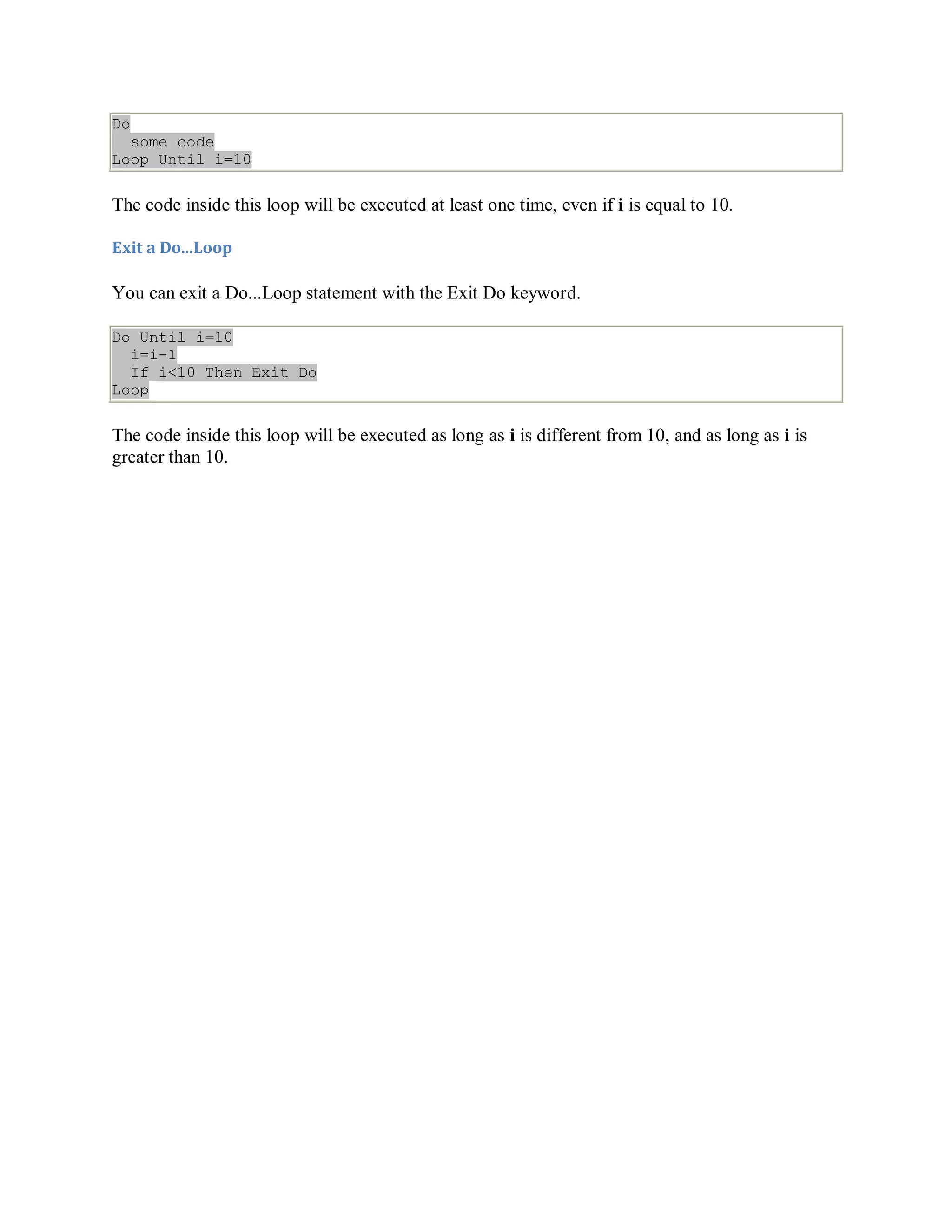 Vb script tutorial | PDF