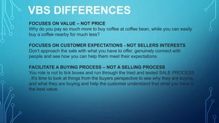 VALUE BASED SELLING (VBS) | PPTX