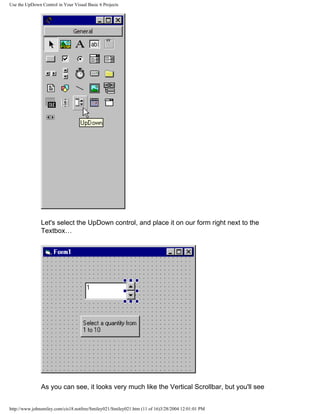 Vb Updownscrollbar | PDF