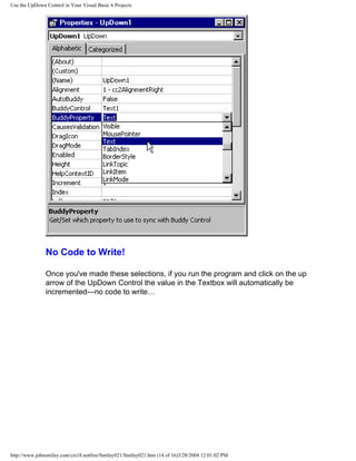 Vb Updownscrollbar | PDF
