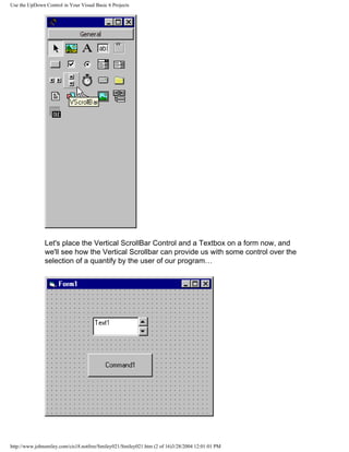 Vb Updownscrollbar | PDF
