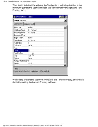 Vb Updownscrollbar | PDF