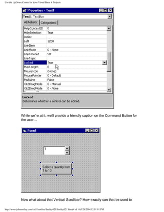 Vb Updownscrollbar | PDF