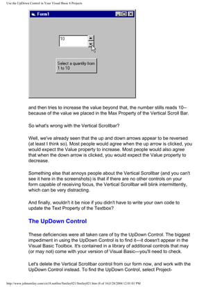 Vb Updownscrollbar | PDF