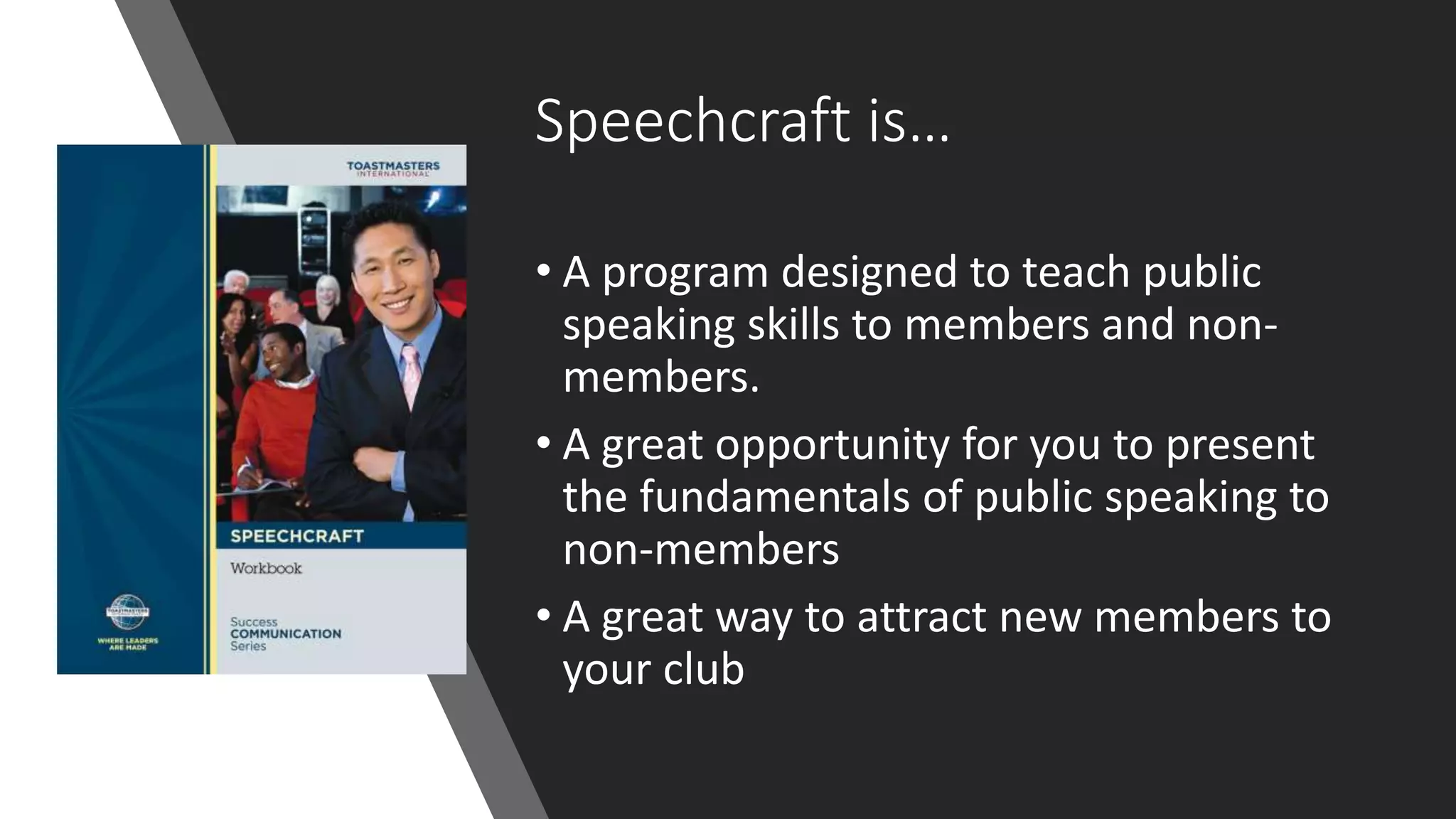 Introduction to speechcraft | PPTX