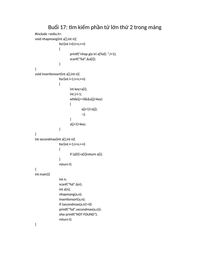 Hand note about basic c programing language | PDF | Free Download