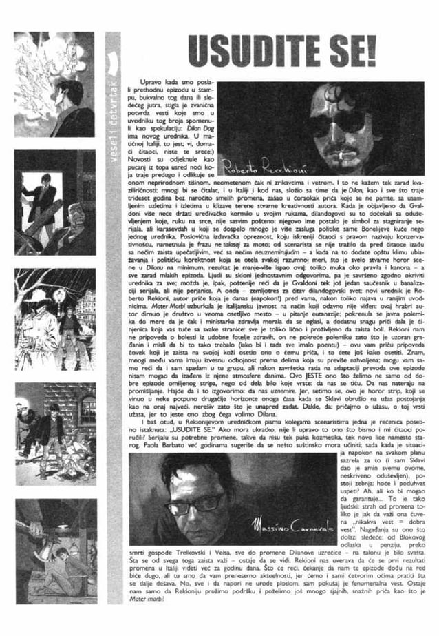 Dylan Dog VČ 071 - Mater morbi | PDF