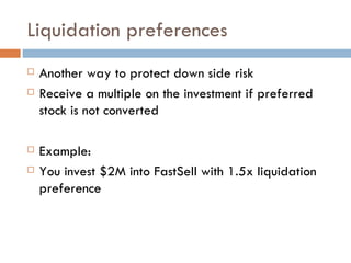 Basics of VC Securities | PPT