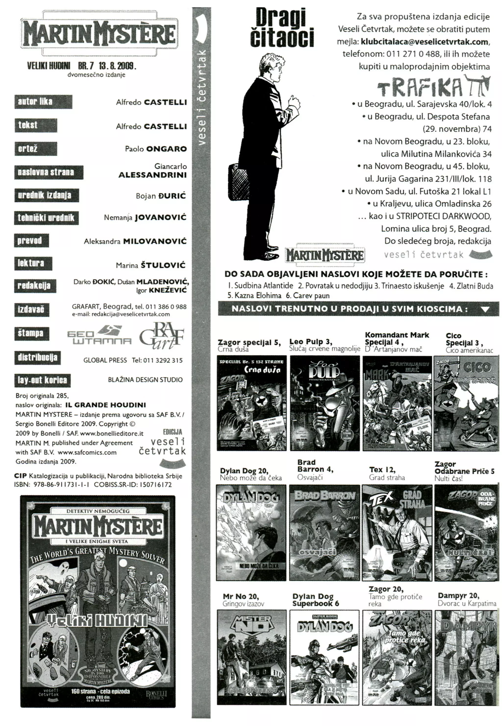 Marti Misterija VC 007 - Veliki Hudini | PDF