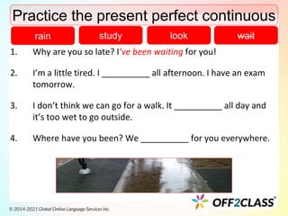 Present Perfect Continuous Tense – Free ESL Lesson Plan | PPTX