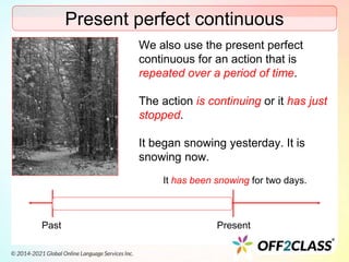 Present Perfect Continuous Tense – Free ESL Lesson Plan | PPTX