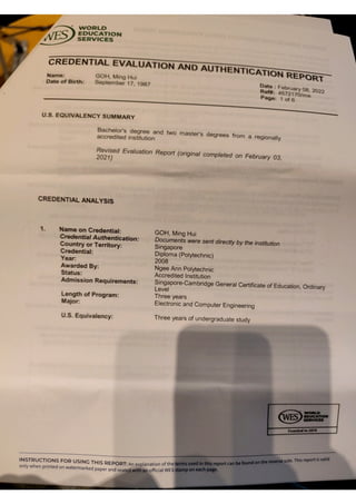 WES Evaluation | PDF