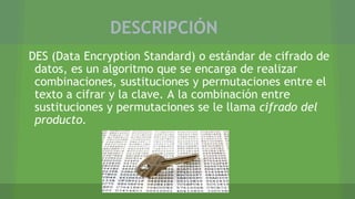 ALGORITMO DES | PPTX