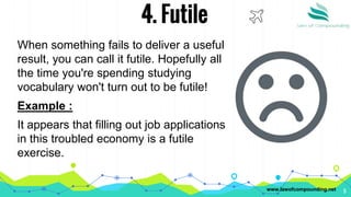 Learn English : Vocabulary Day 6 | PPT