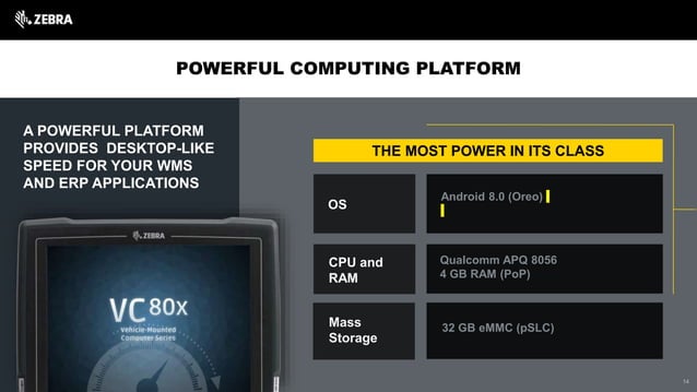 VC80x Customer-Facing Presentation, PPT | PPTX | Operating Systems | Computer Software and ...