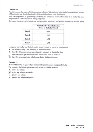 Vcaa U3 2012 MC ANS | PDF