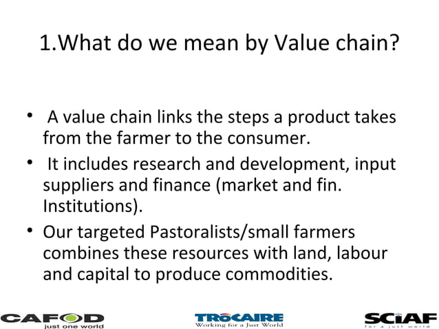 Value Chain Analysis and Development Training | PPT | Agriculture ...