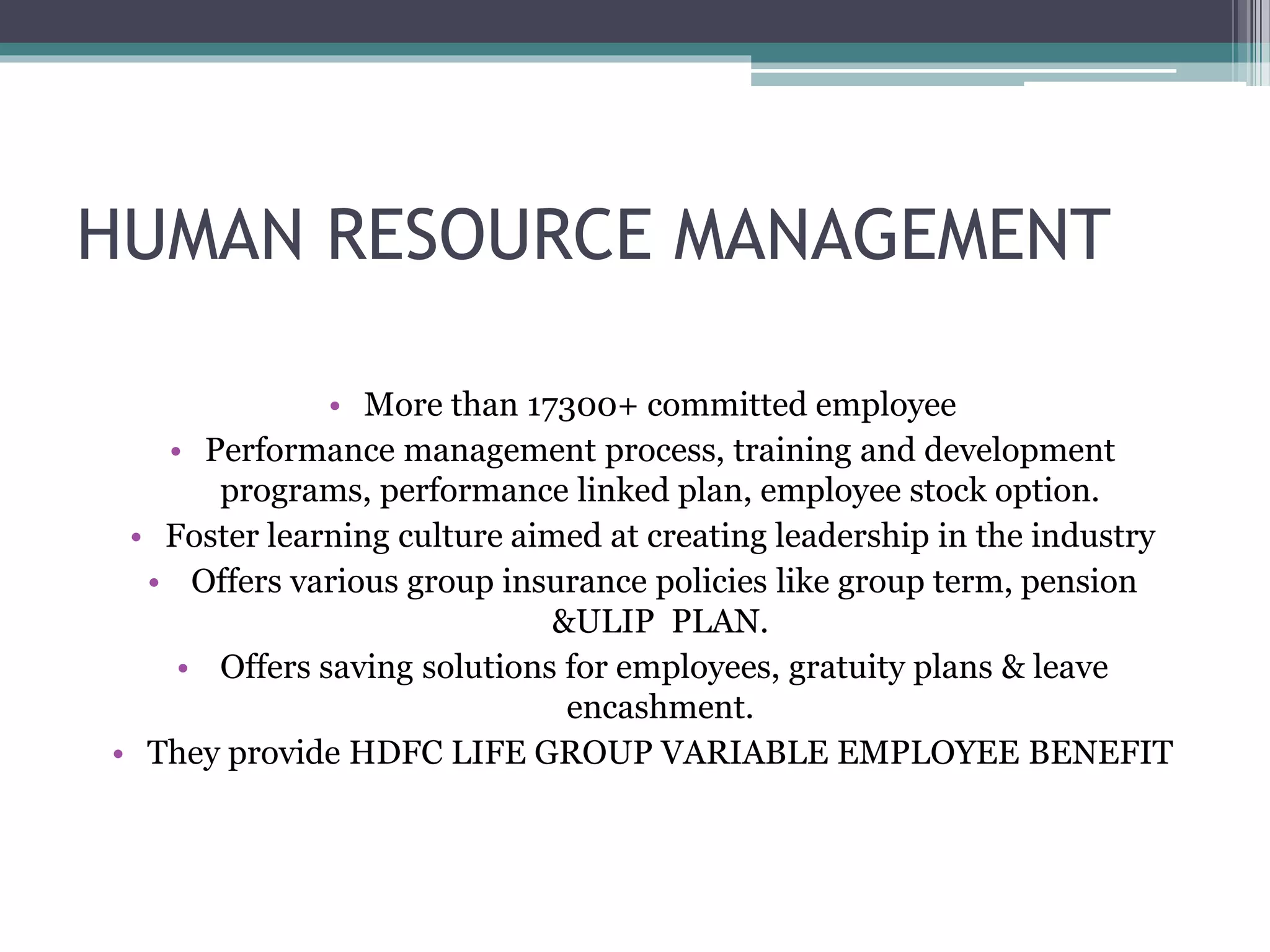VALUE CHAIN ANALYSIS OF HDFC LIFE | PPTX