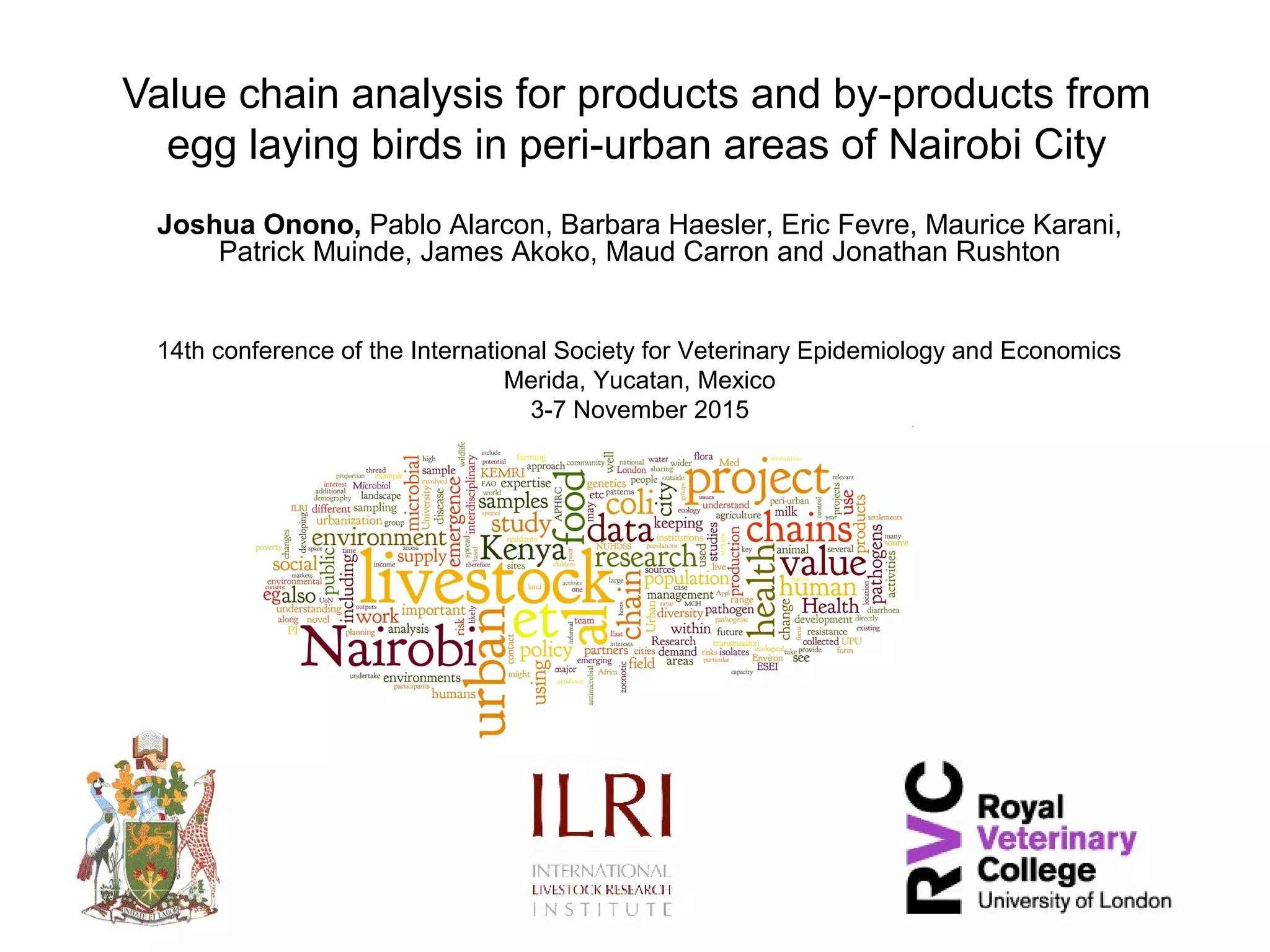 Value chain analysis for products and by-products of egg laying birds ...
