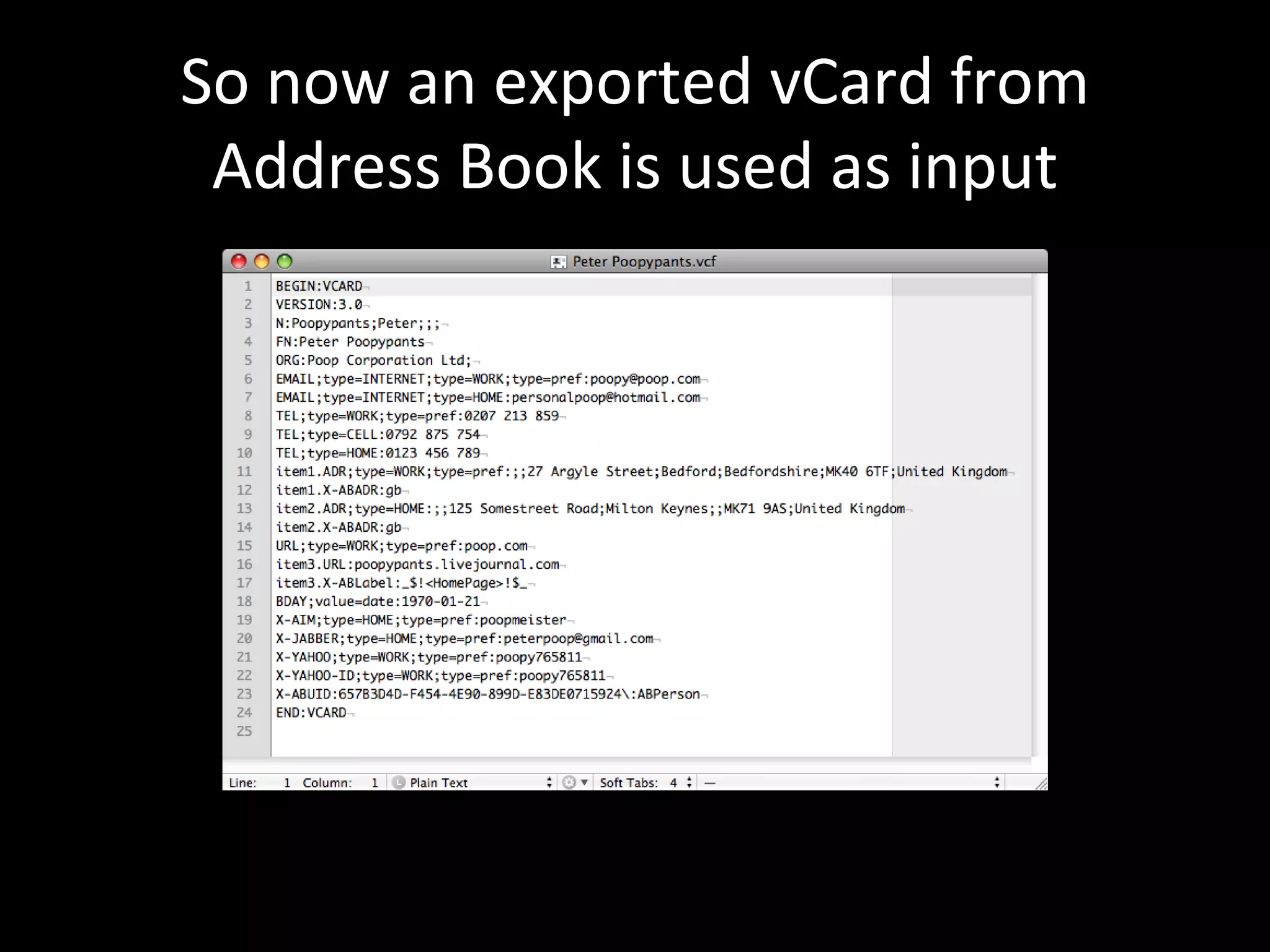 Multi-level vCards | PPT