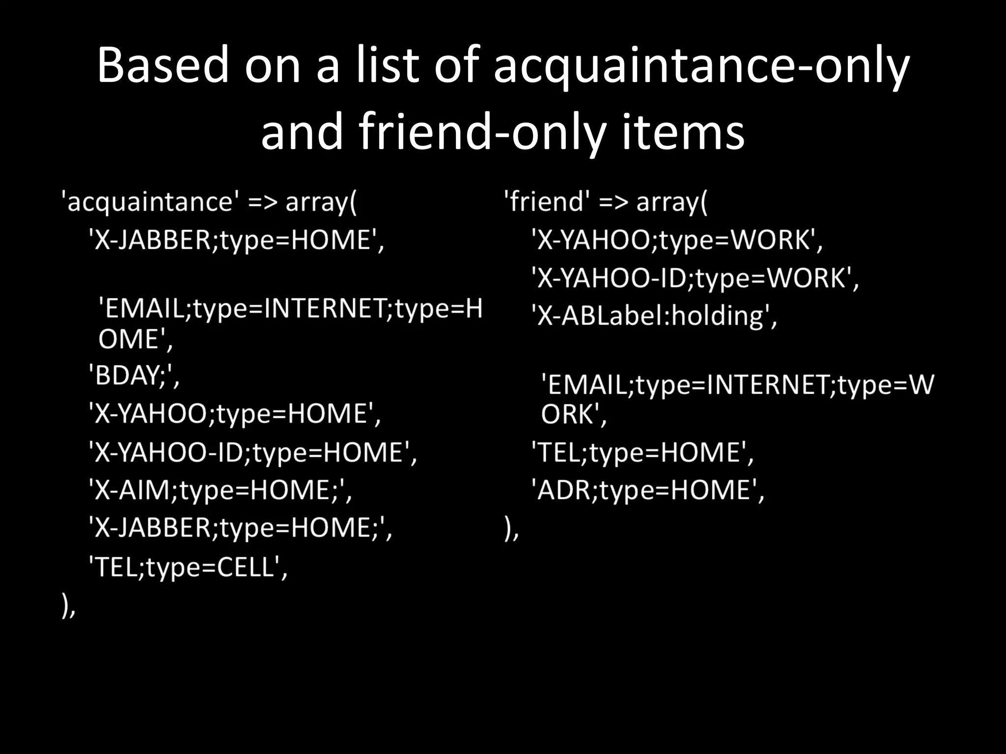 Multi-level vCards | PPT