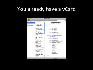 Multi-level vCards | PPT