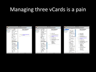 Multi-level vCards | PPT