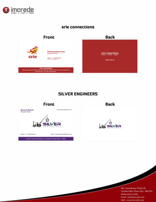 Vcard portfolio | PDF