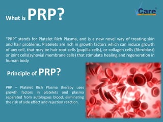 Platelet-Rich Plasma Treatment | PPT