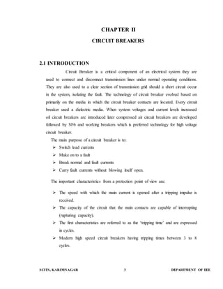 Vaccum Circuit Breaker | DOCX | Computer Networking | Computing