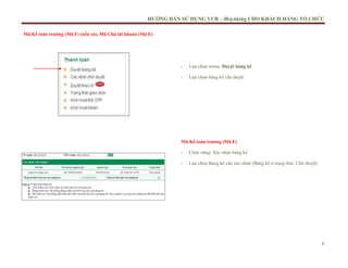 Vietcombank : Hướng dẫn sử dụng chức năng thanh toán bảng kê dành cho khách hàng tổ chức | PDF