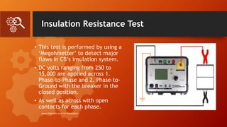 VCB Testing Methods for SF6 High voltage breakers | PDF