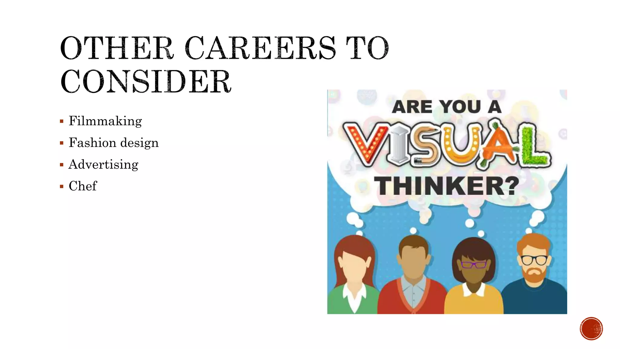 The 7 Best Careers for Visual Thinkers | PPTX