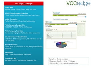 Vccedge deal update august'10 | PPTX