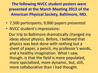 Vccs 2013 new horizons majewski nvcc preview | PDF