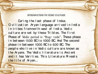 Vedic Culture | PPT