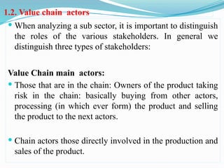 Value chain analysis and development and upgrading | PPTX