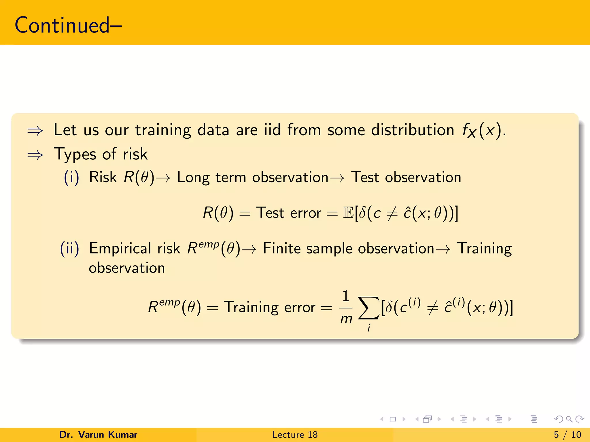 Vc dimension in Machine Learning | PDF