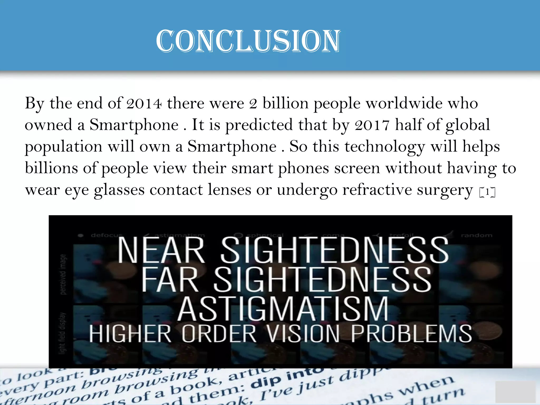 vision correcting display | PPT