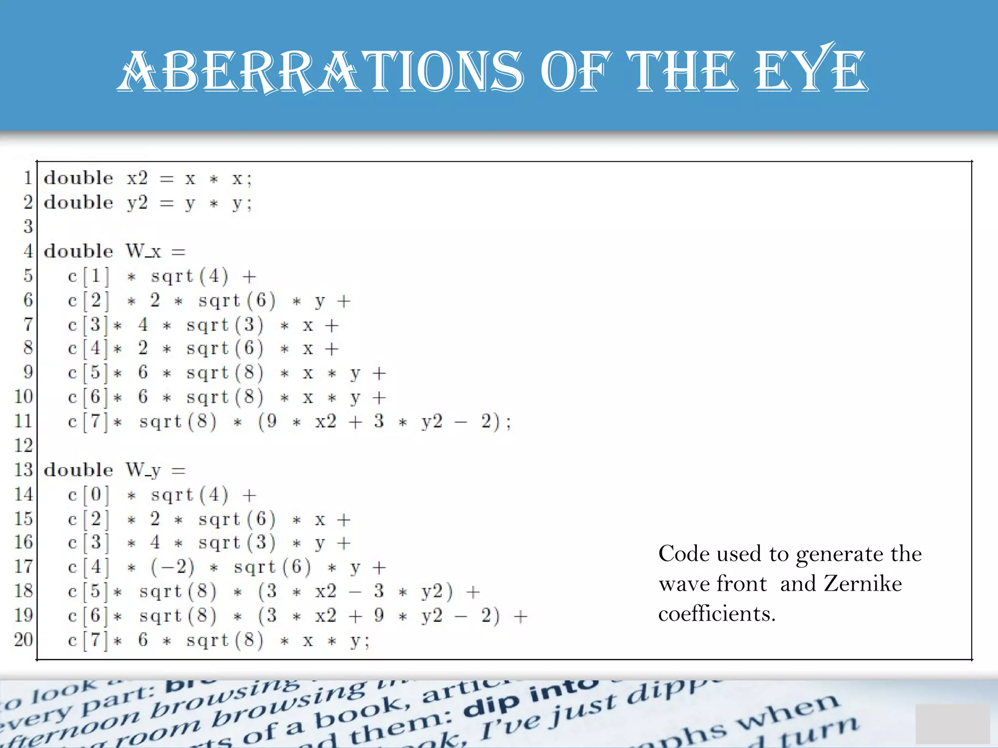 vision correcting display | PPT