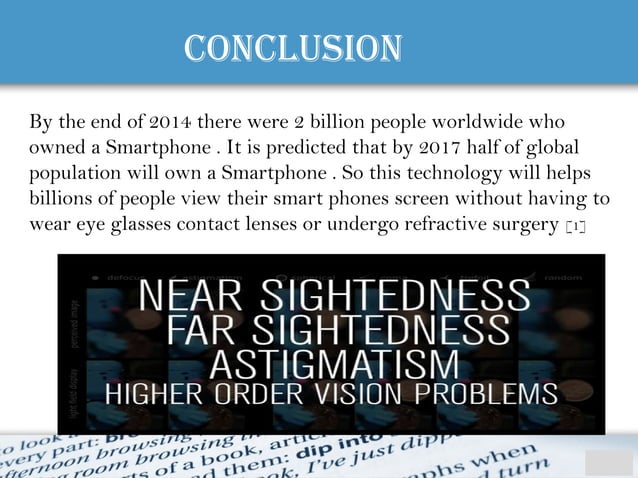 vision correcting display | PPT