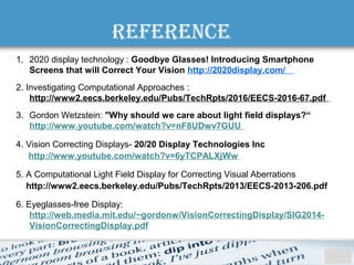 vision correcting display | PPT