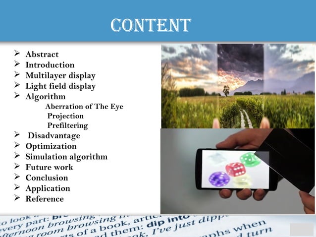 vision correcting display | PPT