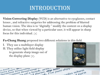 vision correcting display | PPT