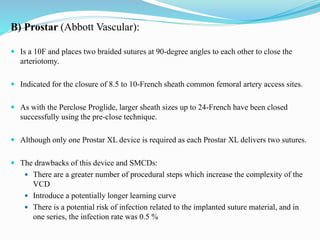 Vascular Closure Devices | PPTX