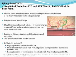 Vascular Closure Devices | PPTX