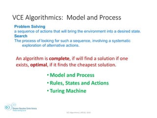 VCE Algorithmics HESS | PPT